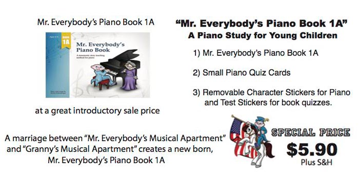 Mr Everybody’s Piano Book 1A – Myles Music